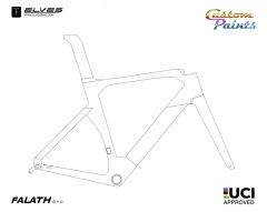 ELVES Falath EVO+ Carbon Road Disc Framesets UCI Approved