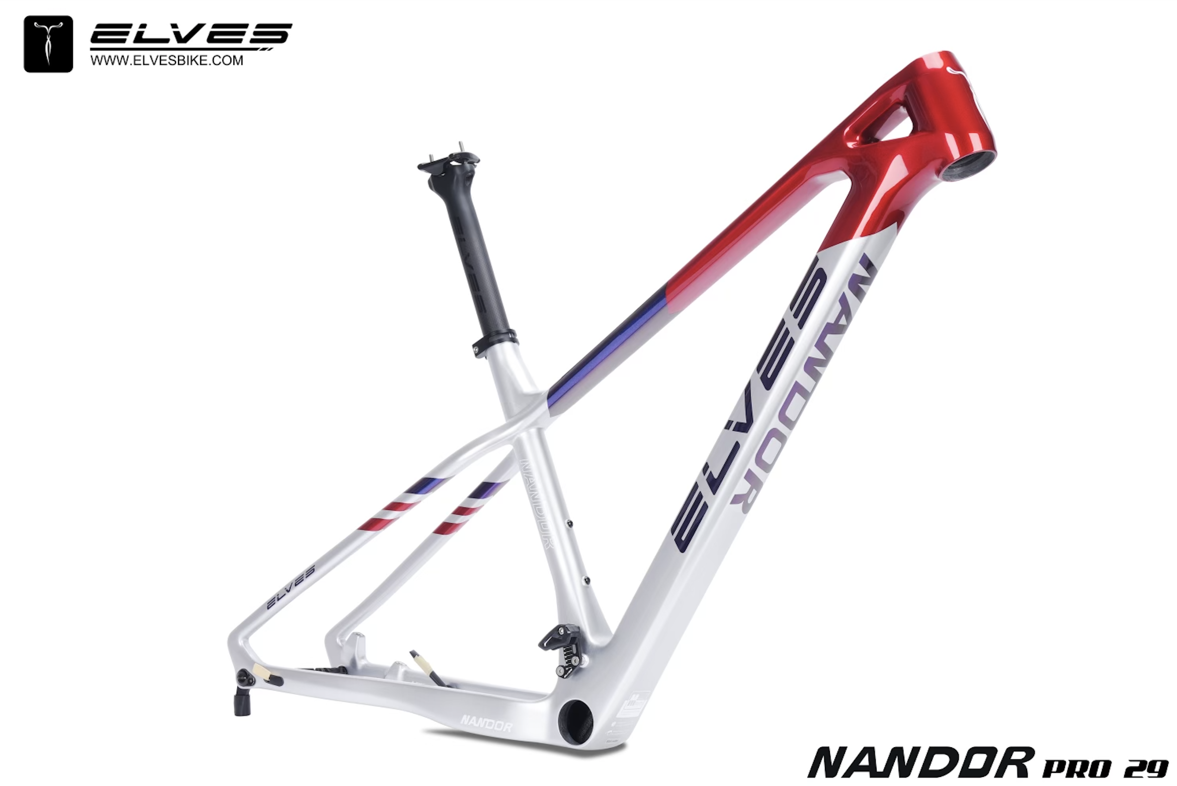 ELVES Nandor Pro 29er XC MTB Hardtail Carbon Frame
