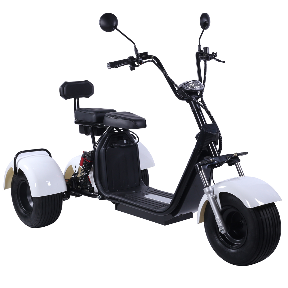 New Model 3 Wheel Electric Tricycle Citycoco Scooter Chopper Three ...