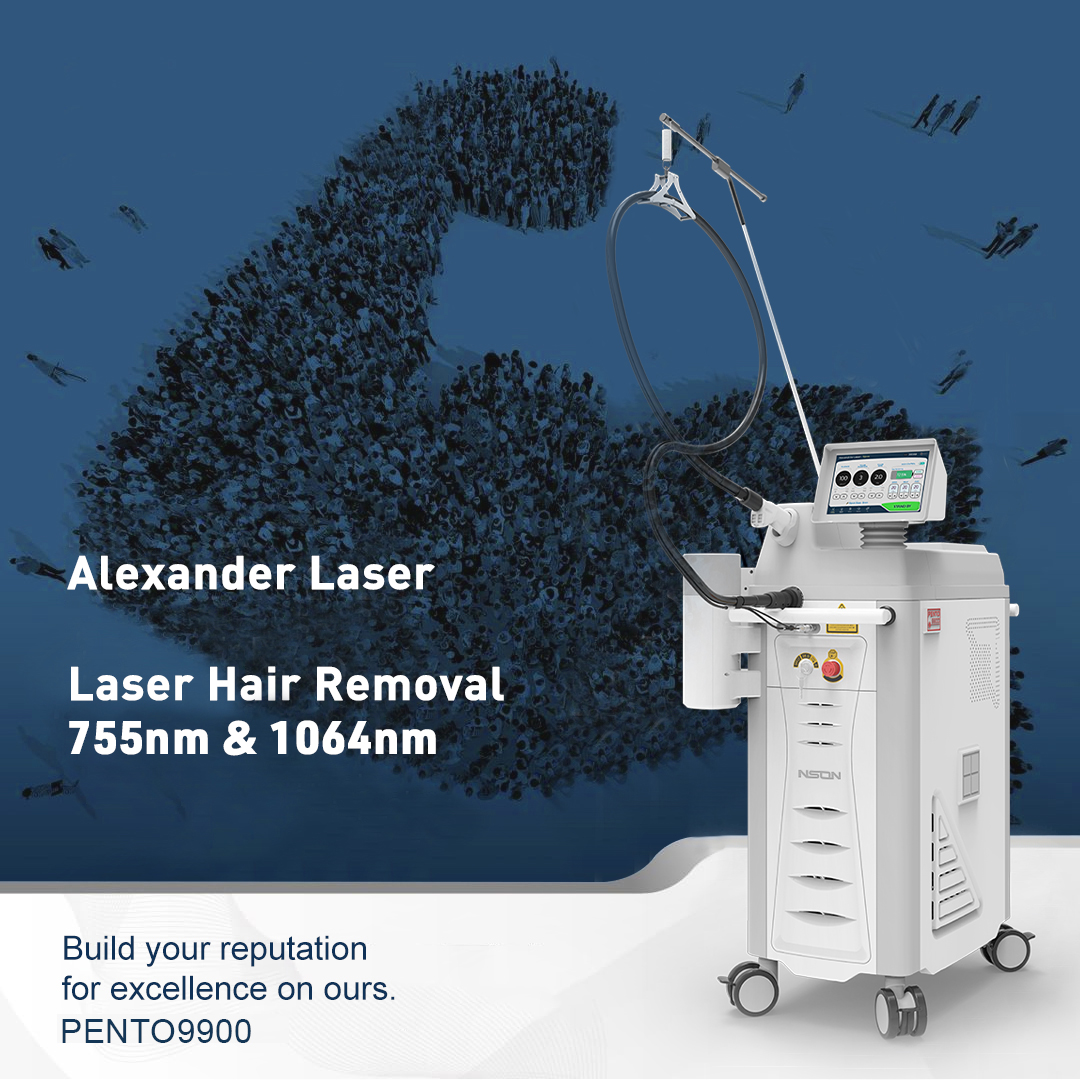 PENTO 9900,Long Pulsed 755nm & 1064nm Alexandrite Laser
