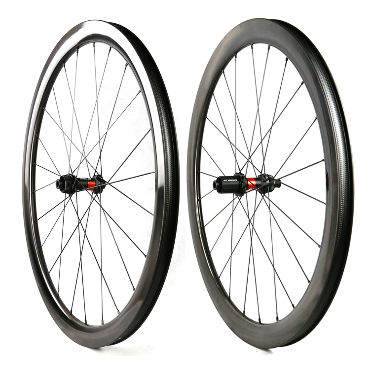 700c FCP 40mm Clincher Road Disc Carbon Wheels