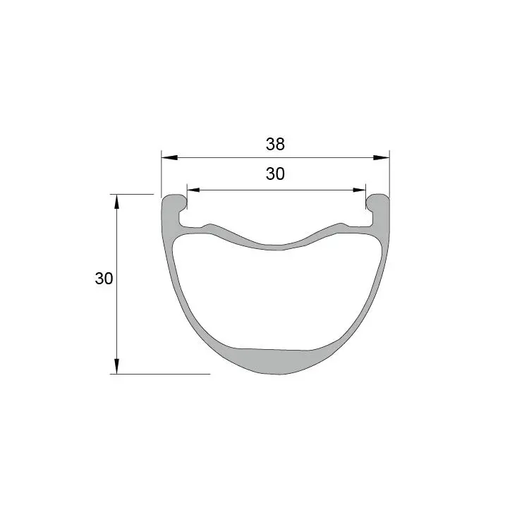 MX32X38 32er 38mm MTB Carbon Rims