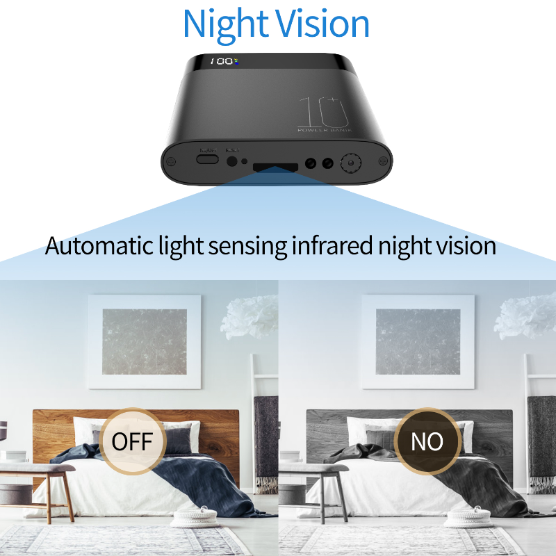 4K Hidden Power Bank Camera