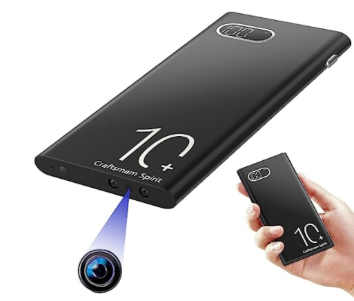 4K Hidden Power Bank Camera