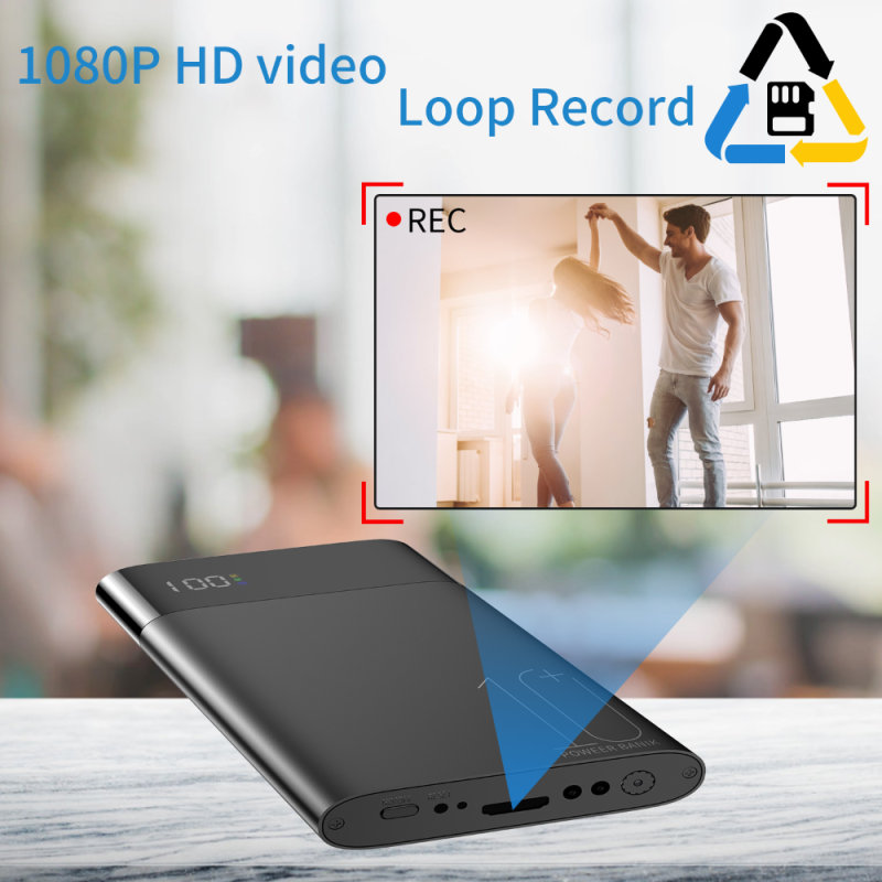 4K Hidden Power Bank Camera