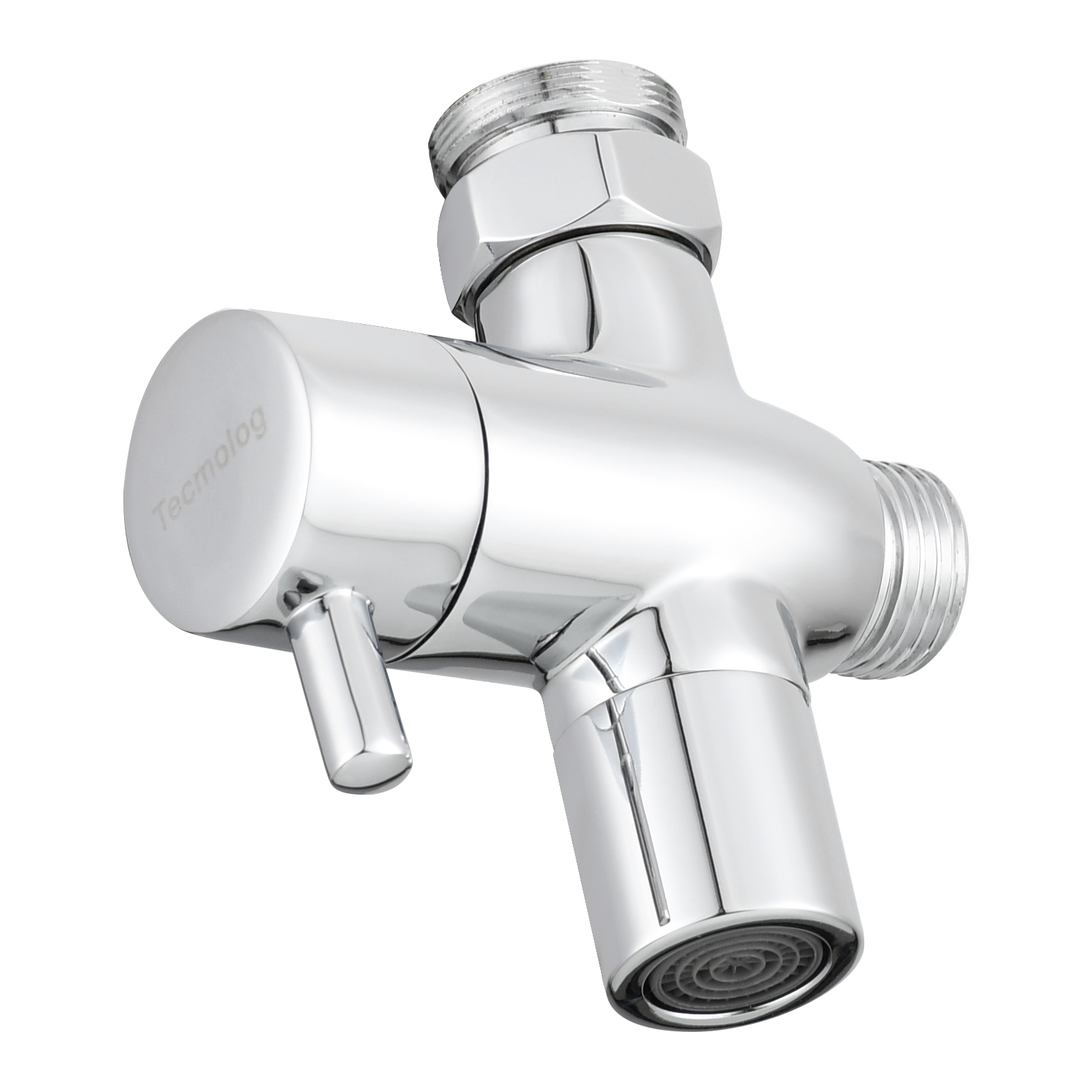 Tecmolog Faucet Diverter Valve With Aerator and Male Threaded Adapter ...