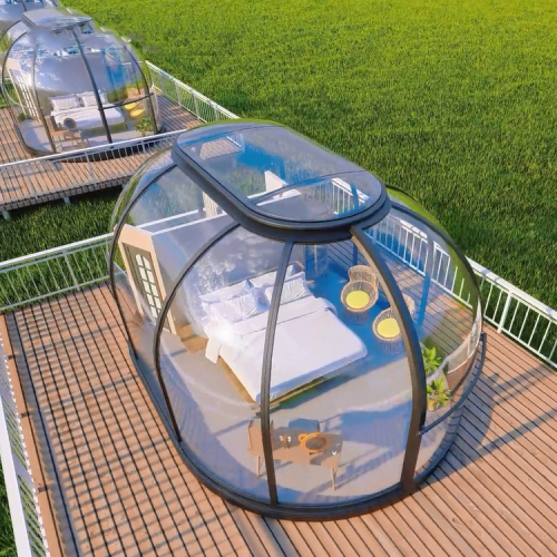 New Design Outdoor Polycarbonate Bubble Dome Glamping Dome