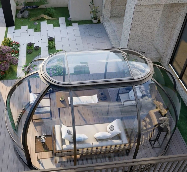 New Design Outdoor Polycarbonate Bubble Dome Glamping Dome