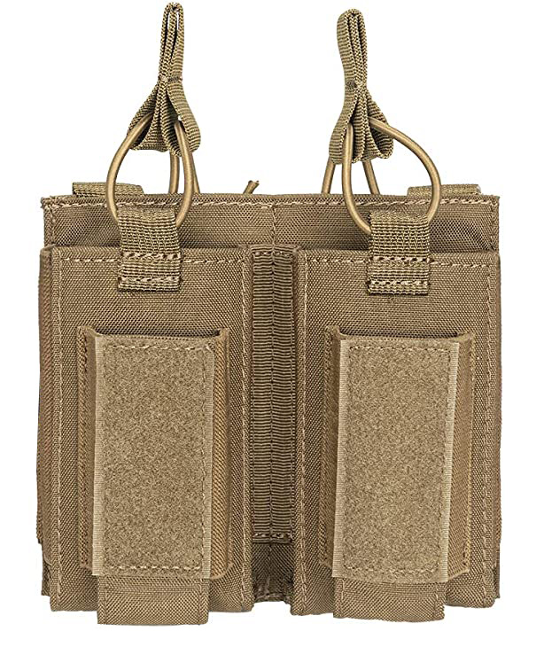 Open-Top Single/Double/Triple Molle Mag Pouch for M4 M14 M16 AK AR ...