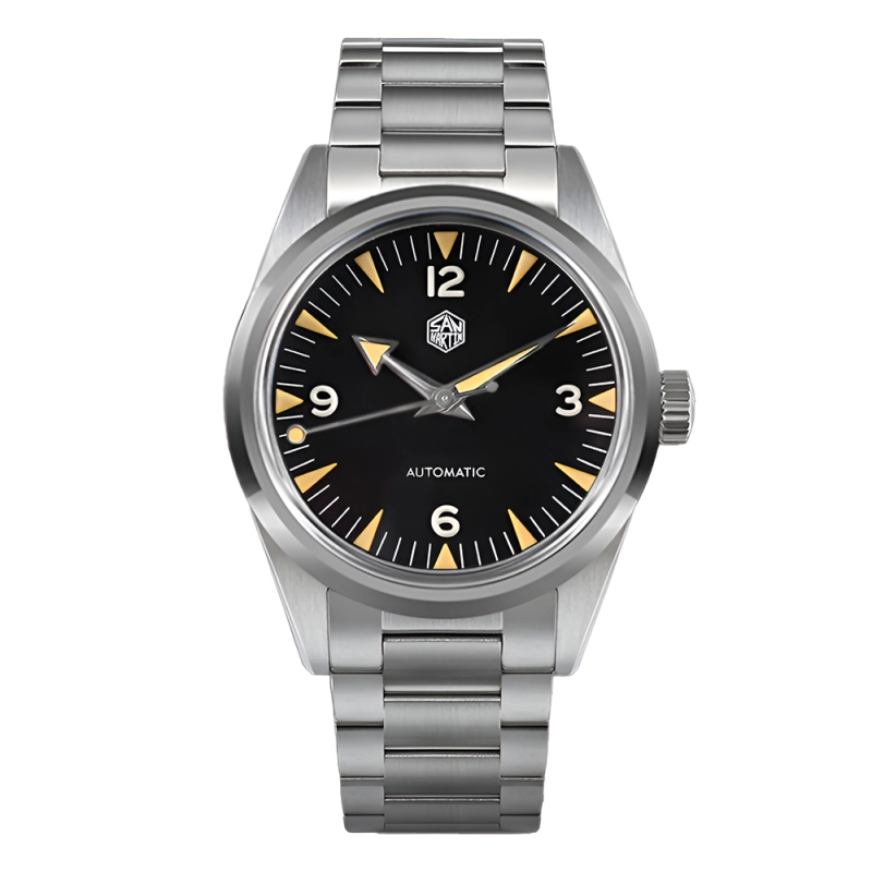 San Martin 38mm Vintage Men Watches Classic 1957 Retro NH35 Automatic ...