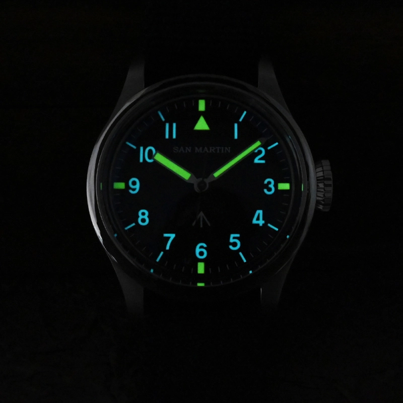 San Martin 38.5mm Pilot Watch - SN0105G-NB-1