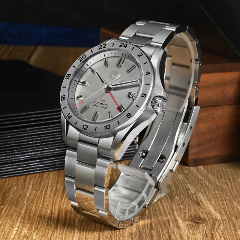 San Martin New Upgrade GMT Men Watch SN0129G-3