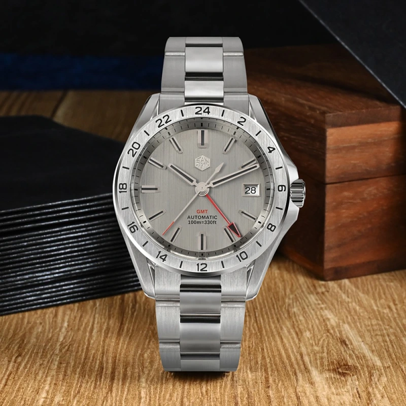 San Martin New Upgrade GMT Men Watch SN0129G-3