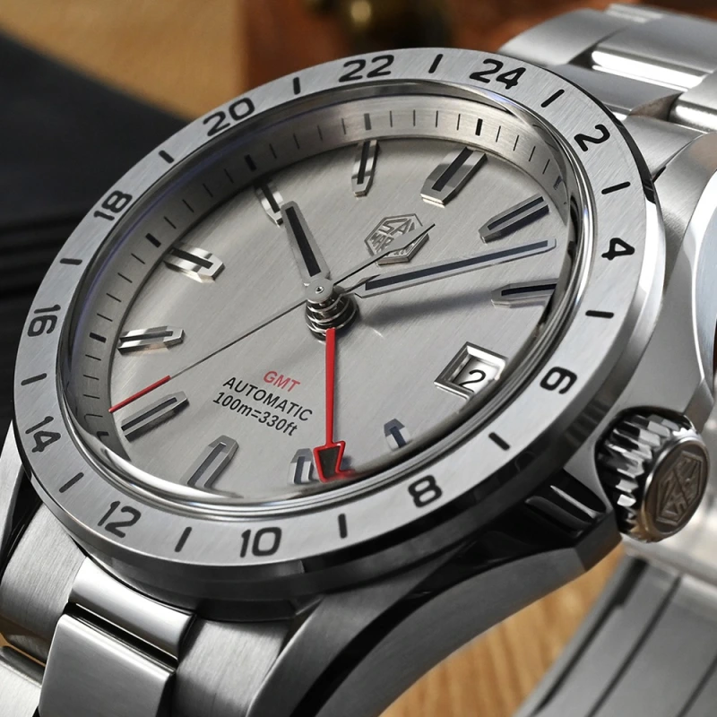 San Martin New Upgrade GMT Men Watch SN0129G-3