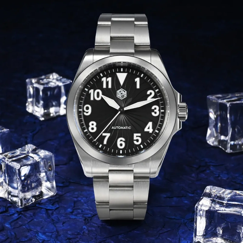 San Martin Turbine Dial Pilot Watch-SN0132G-1