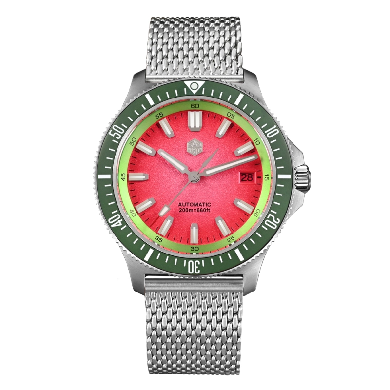 San Martin 40mm Dive Watch Original Design NH35 Automatic Mechanical ...
