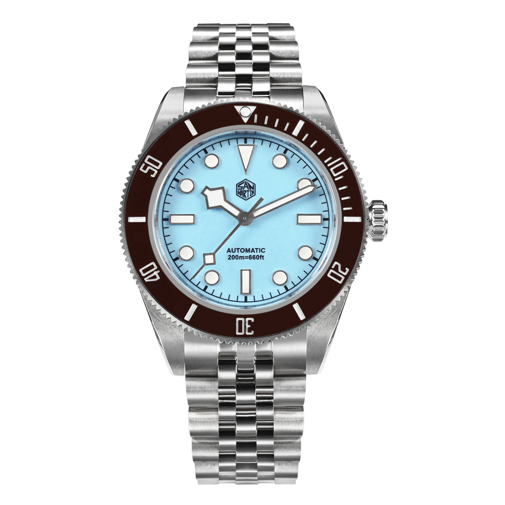 San Martin SN0128: 40mm Diver Watch with Enamel Dial, Available in ...