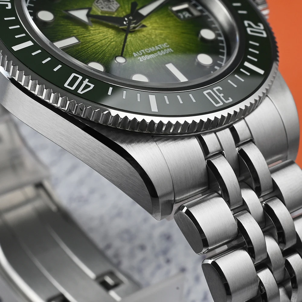 San Martin 40mm Men Diver Watch MIYOTA 9015 Automatic Mechanical SN0148