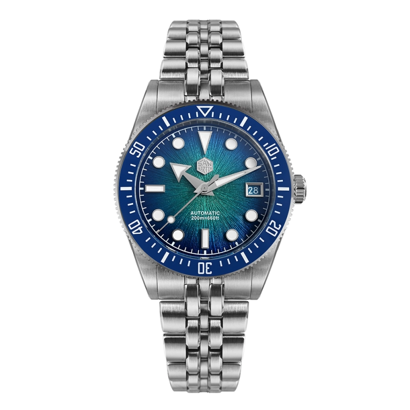 San Martin 37.5mm Men Diver Watch Miyota 9015 Automatic Mechanical SN0148GX