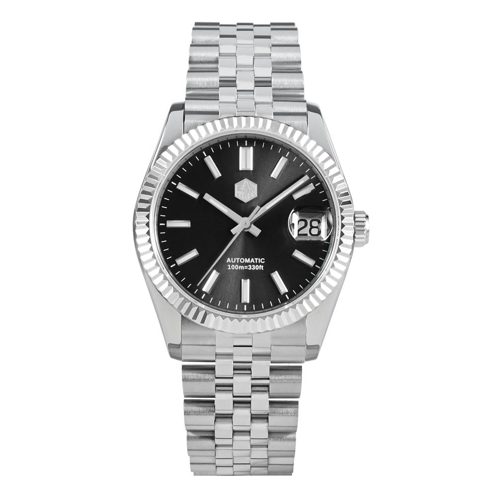 San Martin 36.5mm Men Dress Watch Top Brand Luxury Automatic Mechanical ...