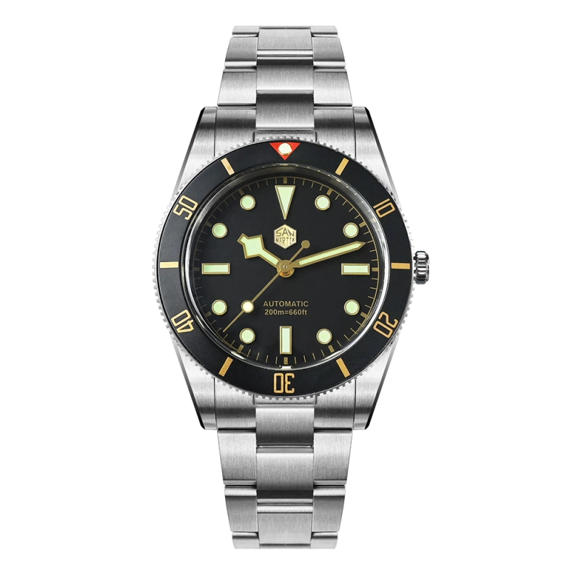 San Martin 37mm SN0138 Upgraded Diving Watch BB54 Retro 28800vph ...