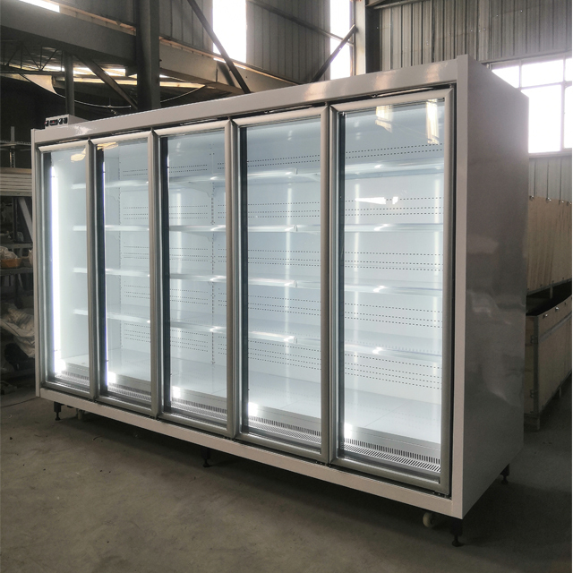 Cold Drink Display Fridge Beverage Showcase,Supermarket Glass Door ...