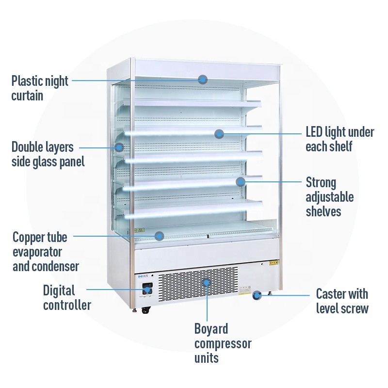 Vertical Multideck Cabinet,Open Display Chiller