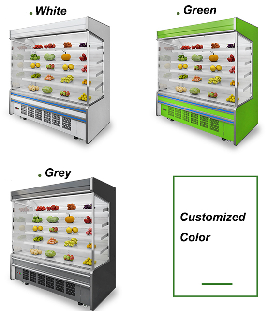 Open Produce Fridge Wind Curtain Cabinet,Open Display Chiller