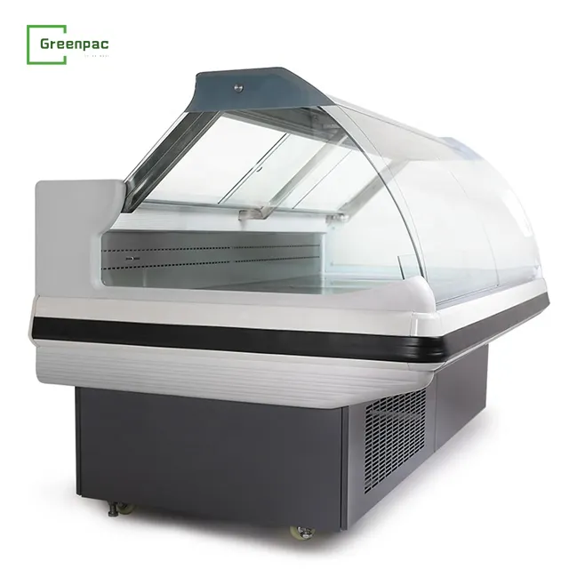 Commercial Cooked Food Display Freezer,Deli Meat Food Display Freezer