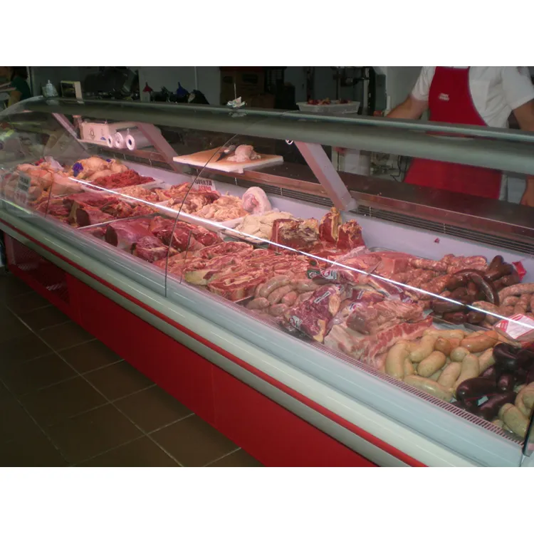 Cooked Food Display Fridge For Meat Fish Deli,Deli Meat Food Display ...