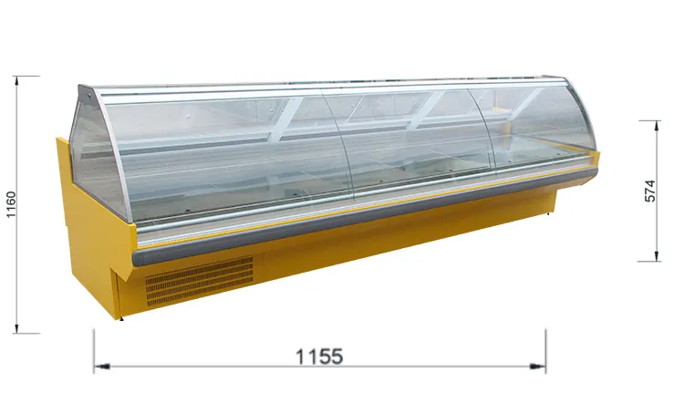 Deli Meat Fridge Service Counter Cabinet,Deli Meat Food Display Freezer