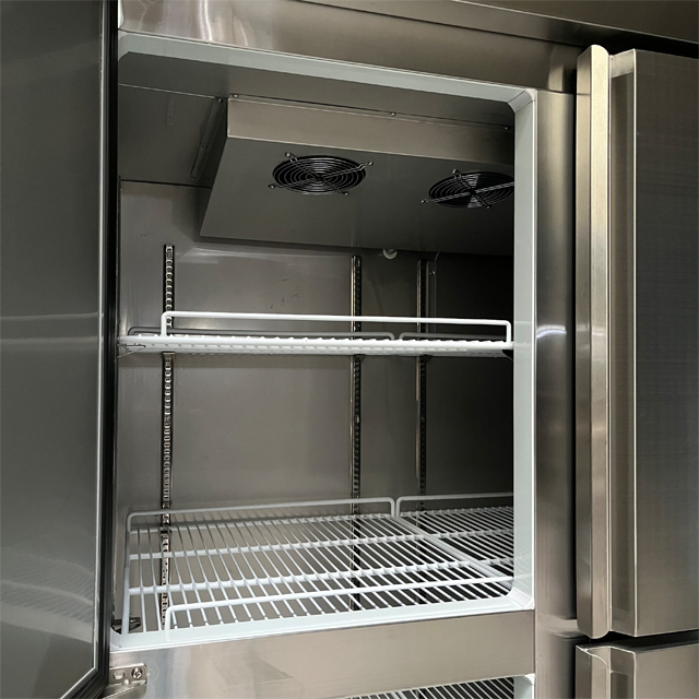 Four Doors Air Cooler Deep Freezer Stainless Steel Kitchen Refrigerator ...