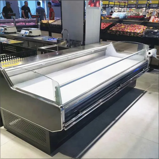 Fresh Meat Display Cooler,Deli Meat Food Display Freezer