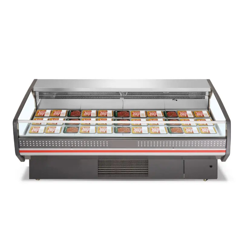 Fresh Meat Display Cooler,Deli Meat Food Display Freezer