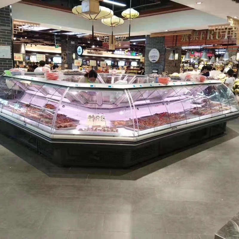 Supermarket Deli Fridge Meat Cooled Display Cooler,Deli Meat Food ...