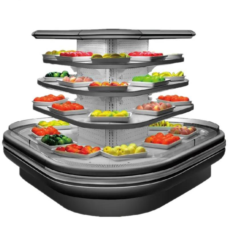 Round Open Display Cooler,Open Display Chiller