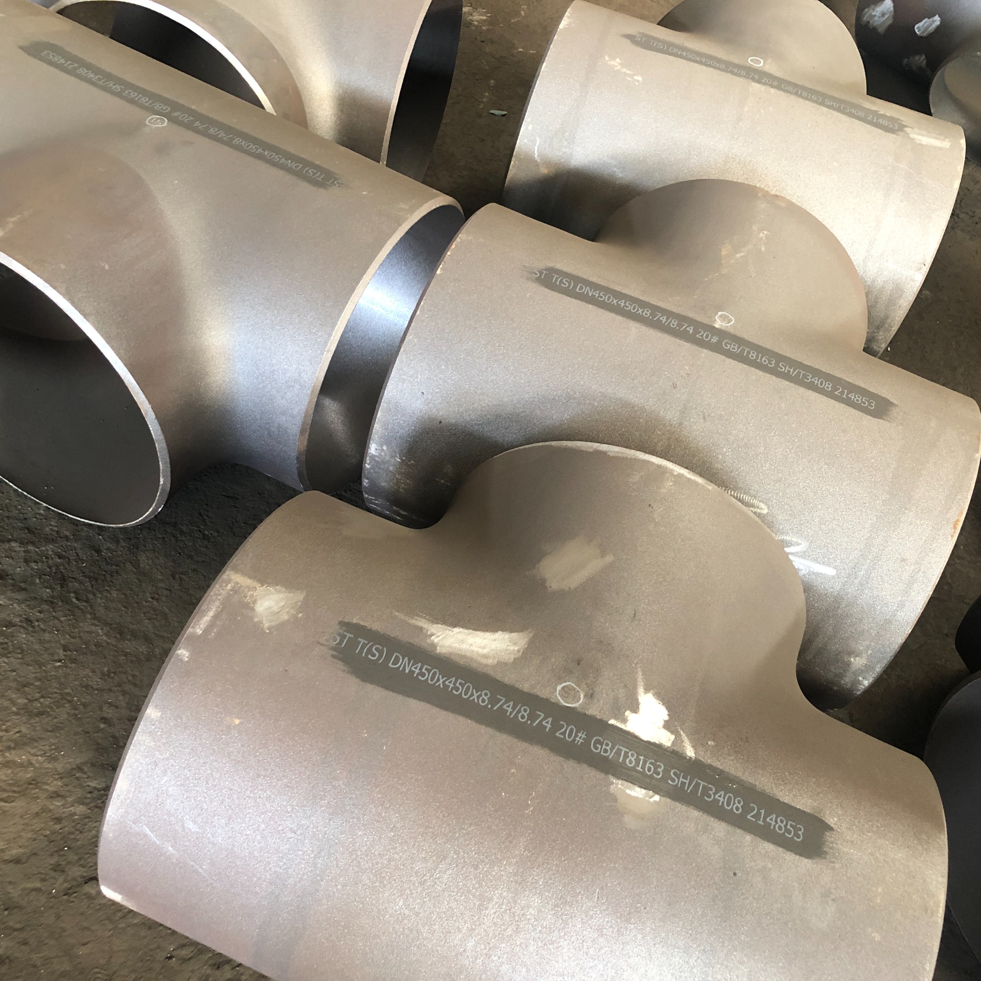 ASME B16.9 ASME A403 WP 316L Equal Sch10 Stainless Steel Tee