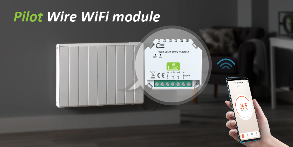 Pilot Wire WiFi Module for Electrical Heating