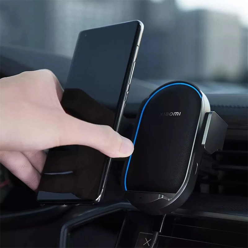 NEW Xiaomi Wireless Car Charger 50W Max Automatic Sensor Stretching ...