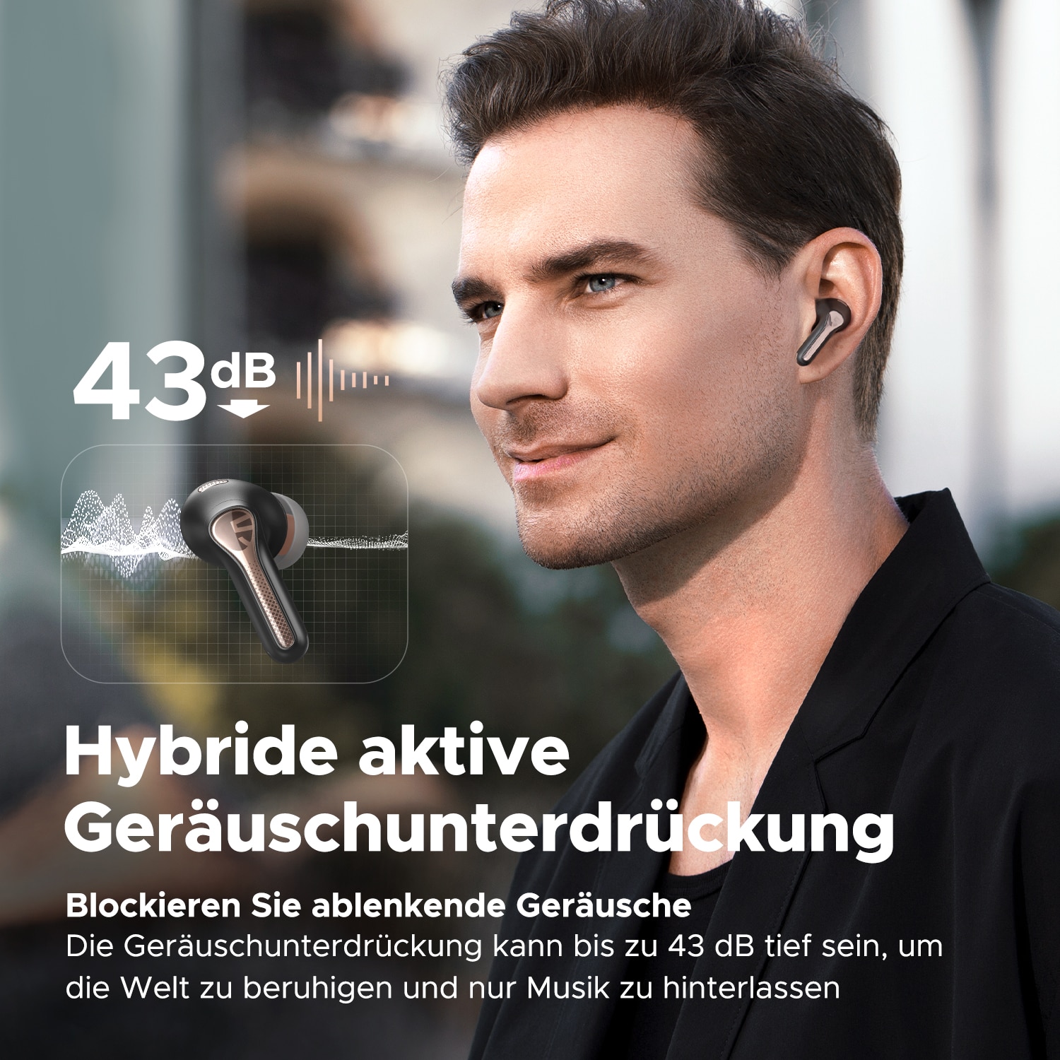SoundPEATS Capsule 3 Pro Bluetooth 5.3 Earphone TWS True Wireless Earbuds