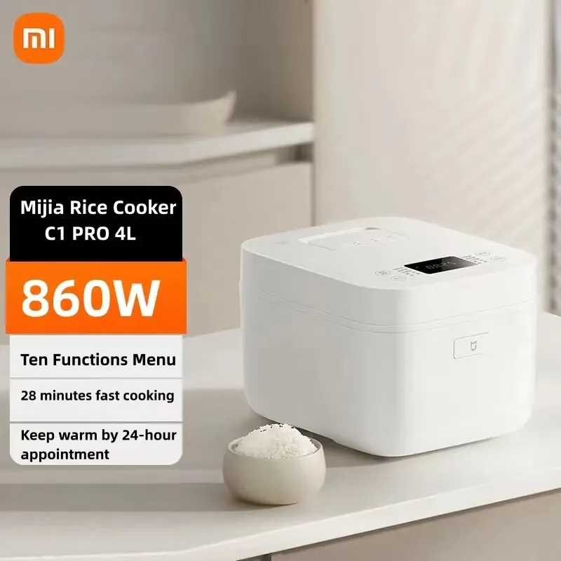New Xiaomi Mijia Electric Rice Cooker C1 PRO 4L Adjustable Kitchen Appliance Capacity ...