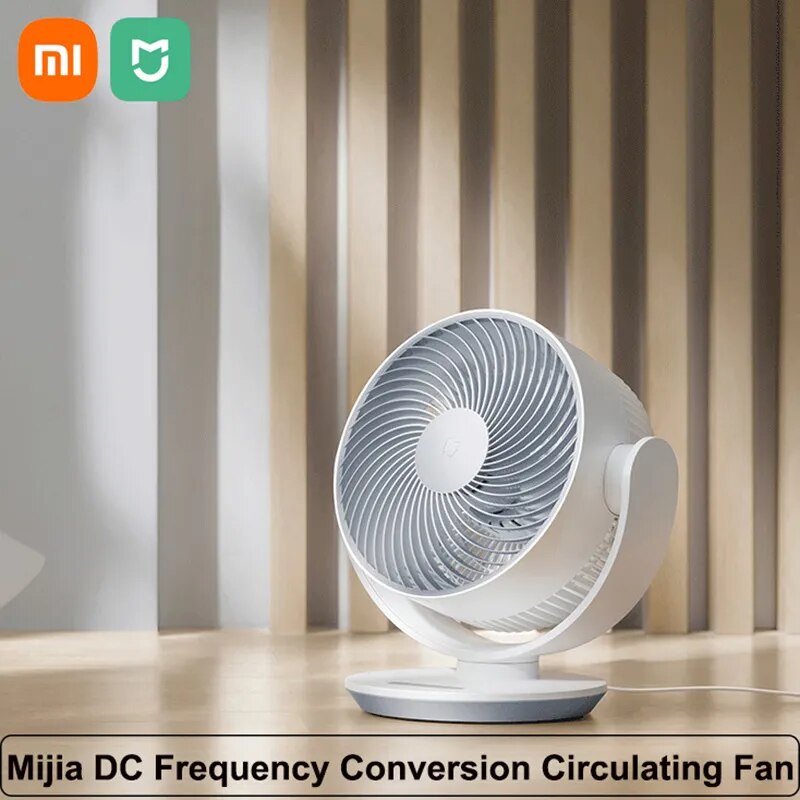 XIAOMI MIJIA Desktop Fan DC Inverter Air Circulation High Air Volume 3D ...