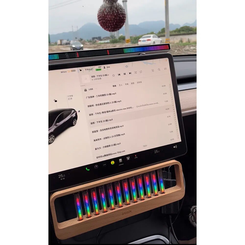 NEW 12-Bit RGB Pickup Level Light LED Display Sound Level Meter Music ...