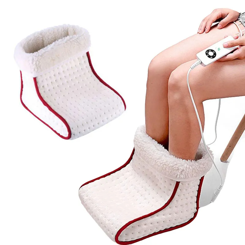 Cosy Heated Electric Warm Foot Warmer Washable Heat 5 Modes Heat ...