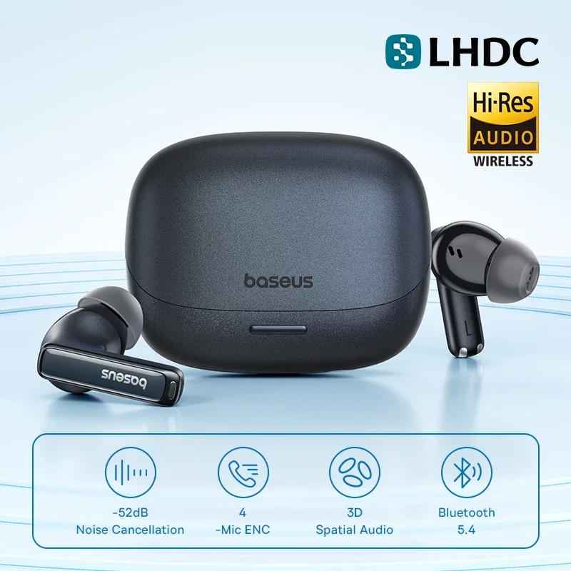 Baseus M2s pro Wireless Earphones Bluetooth 5.4 Support 3D Spatial ...