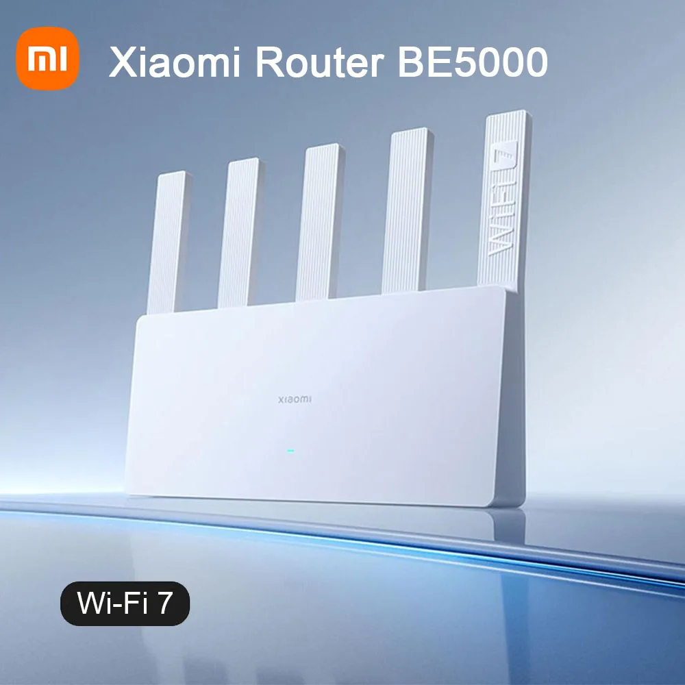 NEW Xiaomi Router Be5000 2.5G Wifi 7 Router Mesh Group 2.4GHz 5GHz MLO ...