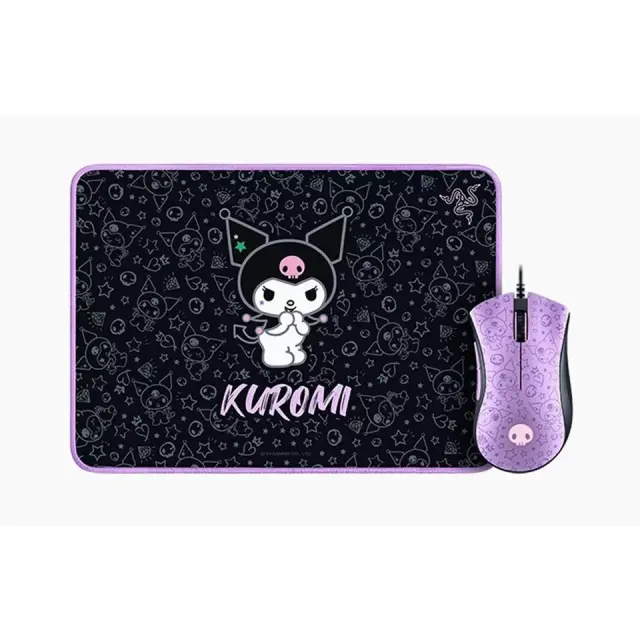 New Razer x Sanrio Kuromi DeathAdder Gaming Mouse and Mechanical ...