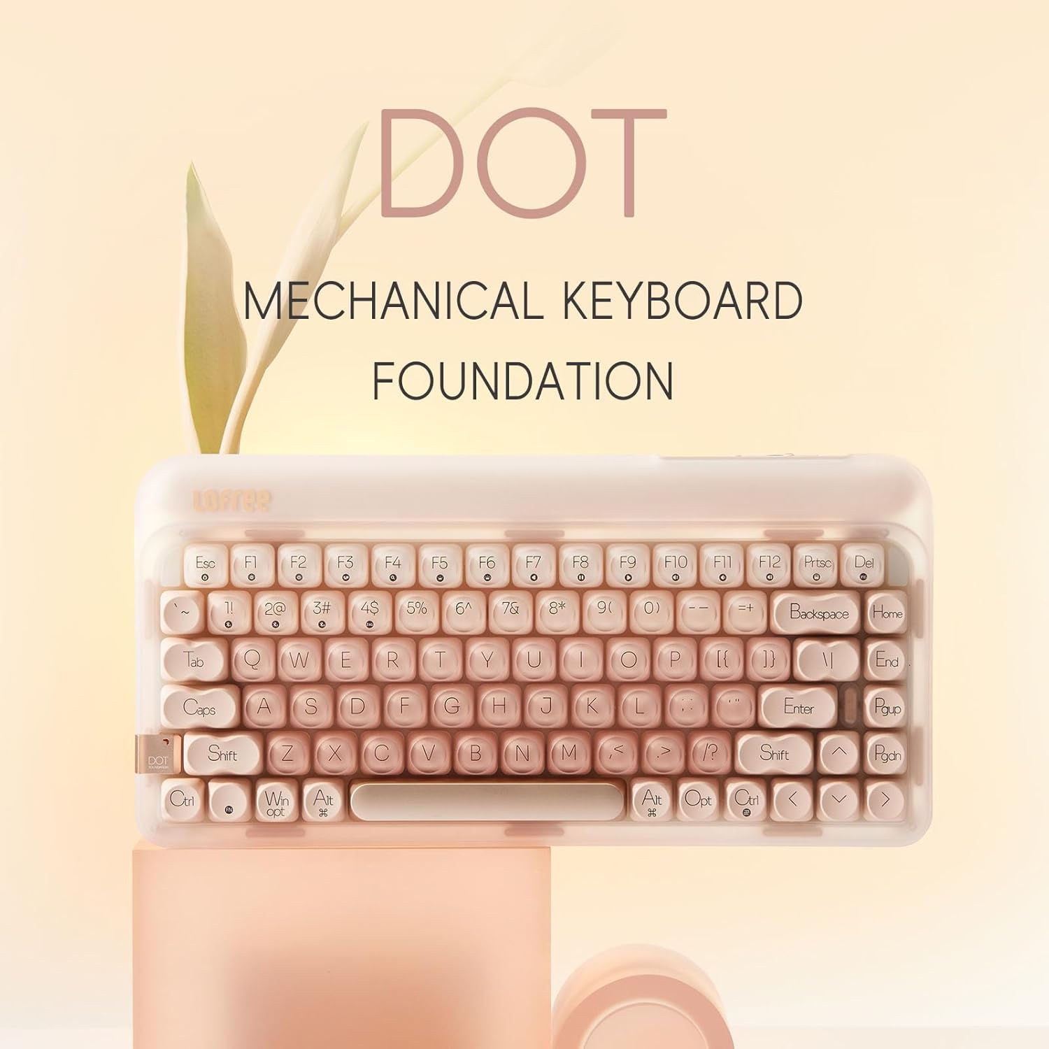 New Lofree Dot 2 Foundation Wireless Mechanical Keyboard Gasket Backlit ...