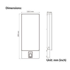 Hik-vision Pro Face Access Terminal DS-K1T671MF