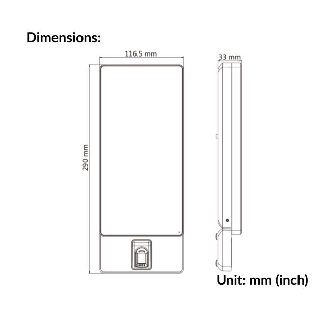 Hik-vision Pro Face Access Terminal DS-K1T671MF